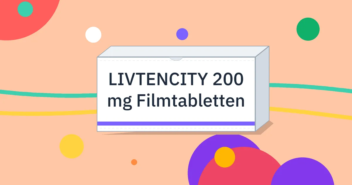 Symbolbild: Packung mit der Aufschrift LIVTENCITY 200 mg Filmtabletten (PZN 17525238) – Verfügbarkeit und Bezug in Apotheken in Frankfurt am Main