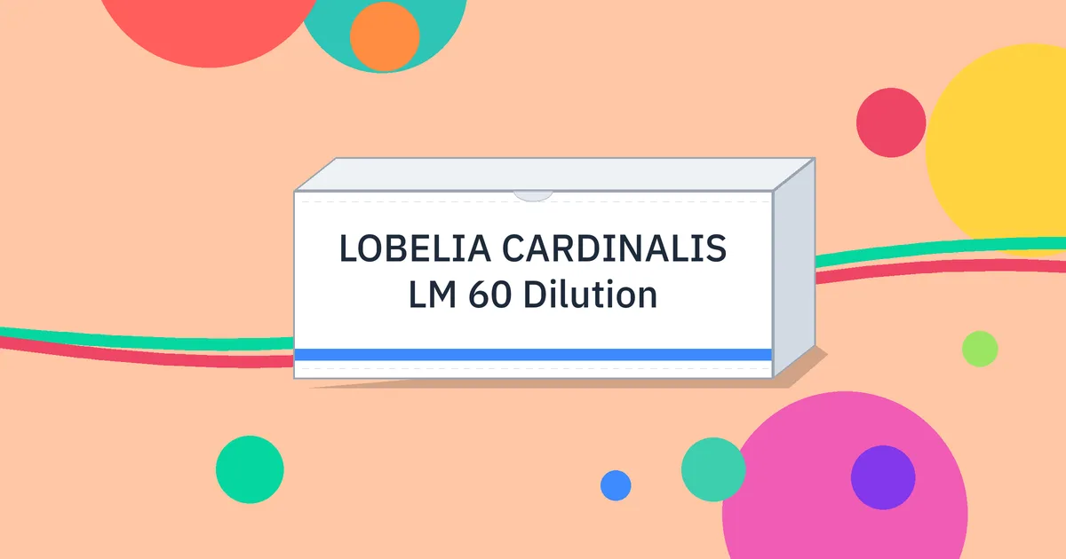 Symbolbild: Packung mit der Aufschrift LOBELIA CARDINALIS LM 60 Dilution (PZN 13533152) – Verfügbarkeit und Bezug in Apotheken in Frankfurt am Main