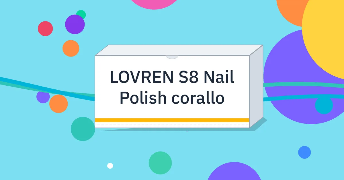 Symbolbild: Packung mit der Aufschrift LOVREN S8 Nail Polish corallo (PZN 20030405) – Verfügbarkeit und Bezug in Apotheken in Frankfurt am Main