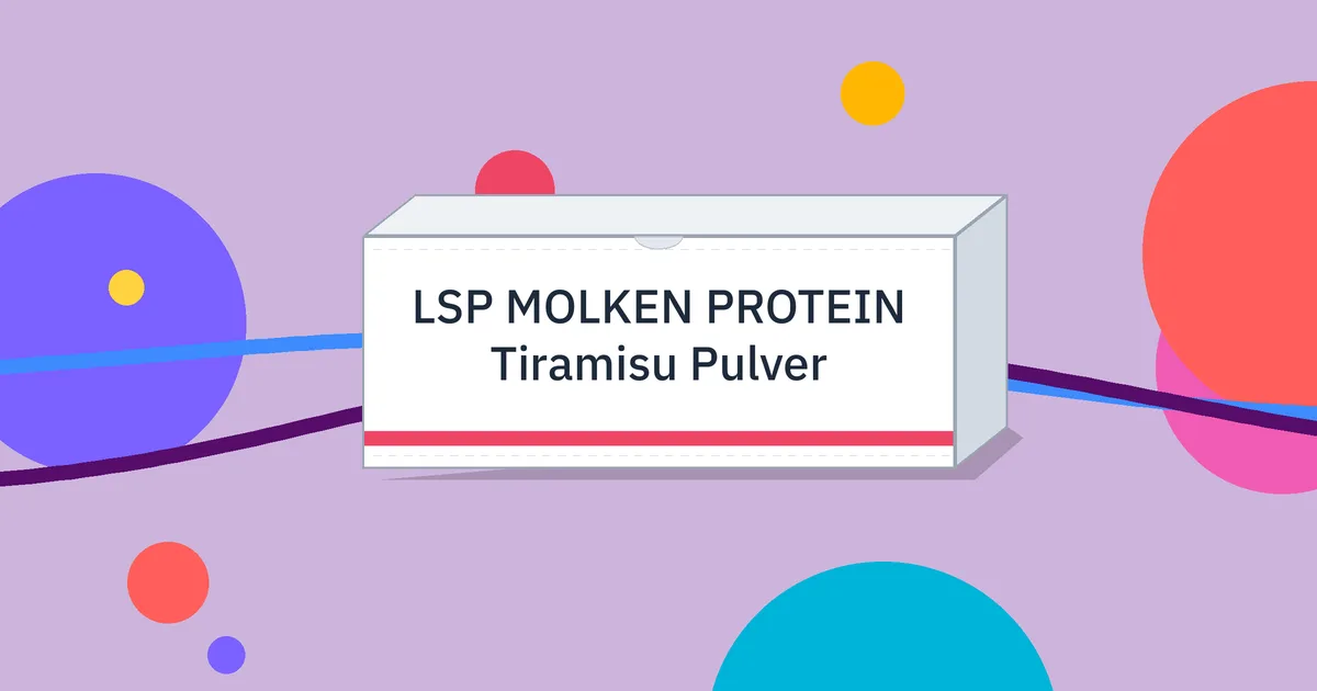 Symbolbild: Packung mit der Aufschrift LSP MOLKEN PROTEIN Tiramisu Pulver (PZN 09917125) – Verfügbarkeit und Bezug in Apotheken in Frankfurt am Main