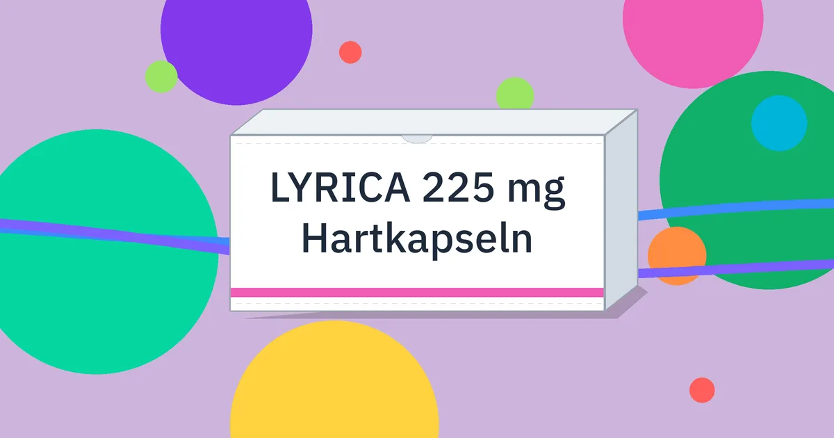 Symbolbild: Packung mit der Aufschrift LYRICA 225 mg Hartkapseln (PZN 09531288) – Verfügbarkeit und Bezug in Apotheken in Frankfurt am Main