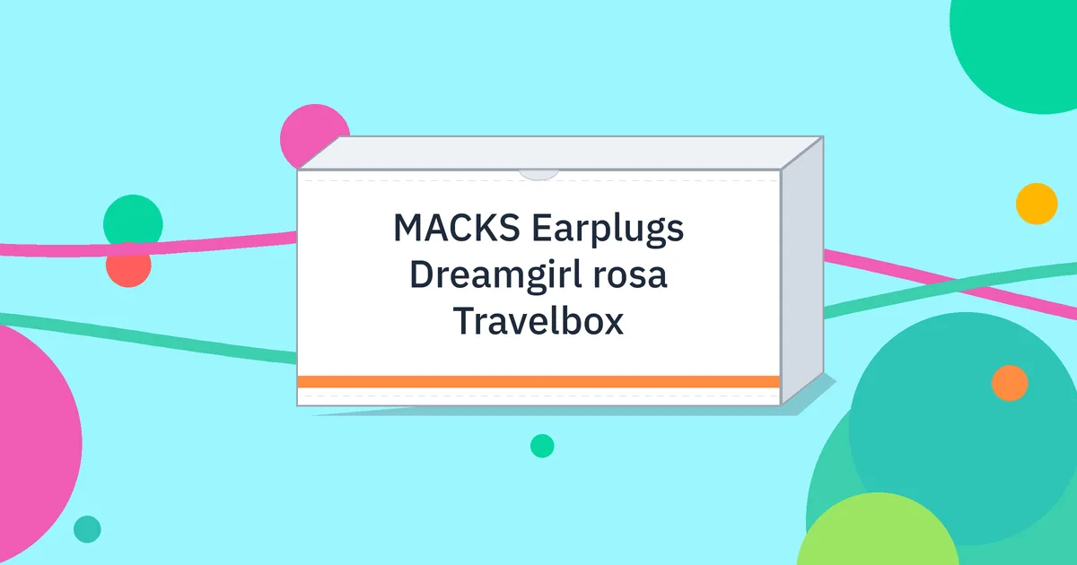 Symbolbild: Packung mit der Aufschrift MACKS Earplugs Dreamgirl rosa Travelbox (PZN 16820805) – Verfügbarkeit und Bezug in Apotheken in Frankfurt am Main