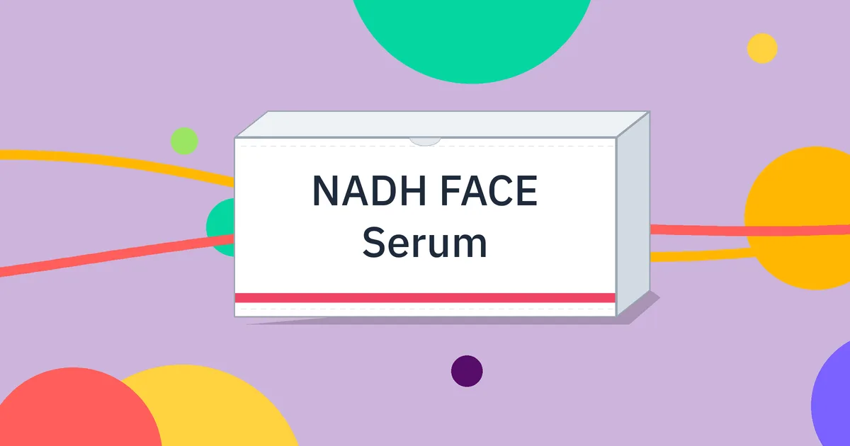 Symbolbild: Packung mit der Aufschrift NADH FACE Serum (PZN 11112156) – Verfügbarkeit und Bezug in Apotheken in Frankfurt am Main