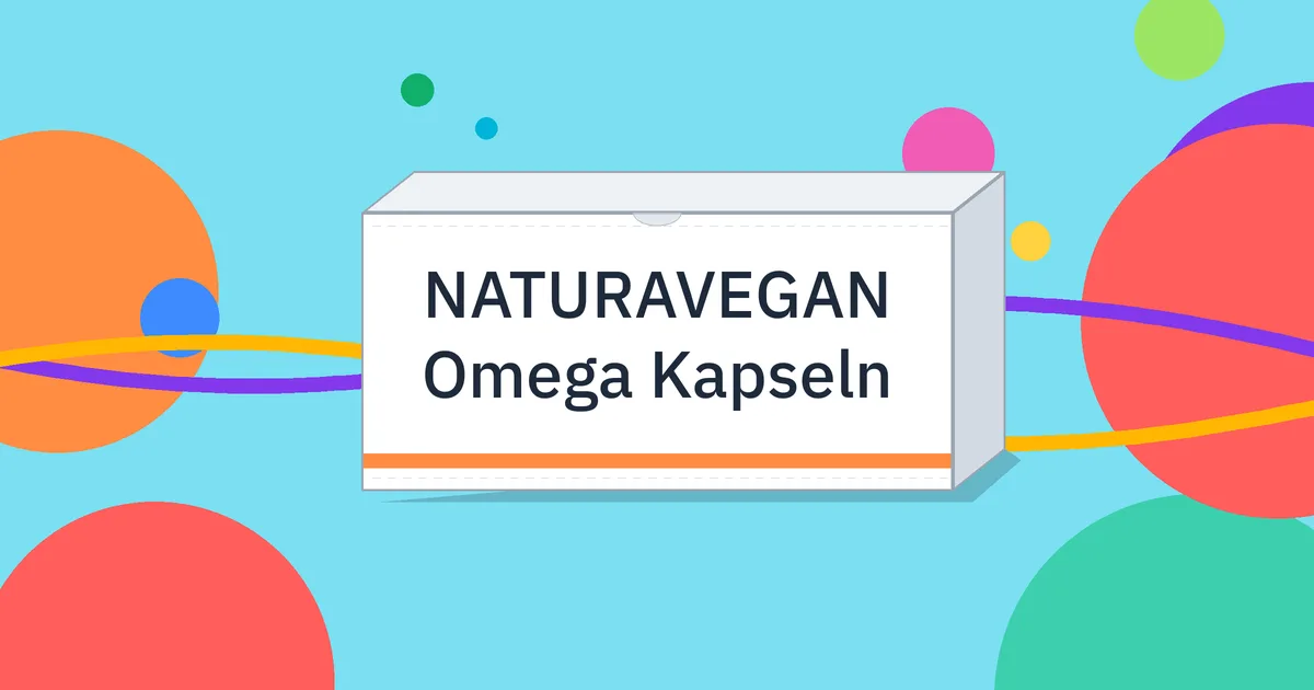 Symbolbild: Packung mit der Aufschrift NATURAVEGAN Omega Kapseln (PZN 11017274) – Verfügbarkeit und Bezug in Apotheken in Frankfurt am Main