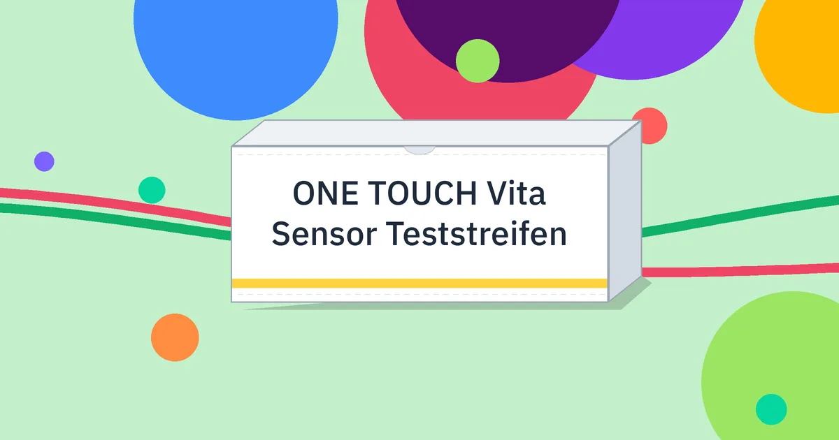 Symbolbild: Packung mit der Aufschrift ONE TOUCH Vita Sensor Teststreifen (PZN 11241095) – Verfügbarkeit und Bezug in Apotheken in Frankfurt am Main