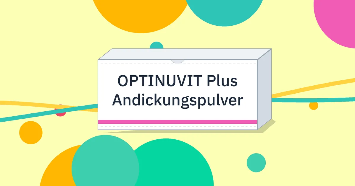 Symbolbild: Packung mit der Aufschrift OPTINUVIT Plus Andickungspulver (PZN 05904893) – Verfügbarkeit und Bezug in Apotheken in Frankfurt am Main
