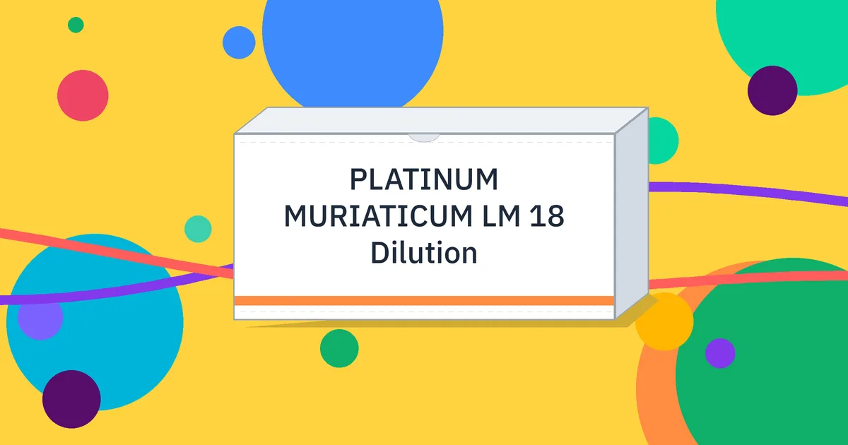 Symbolbild: Packung mit der Aufschrift PLATINUM MURIATICUM LM 18 Dilution (PZN 13648139) – Verfügbarkeit und Bezug in Apotheken in Frankfurt am Main