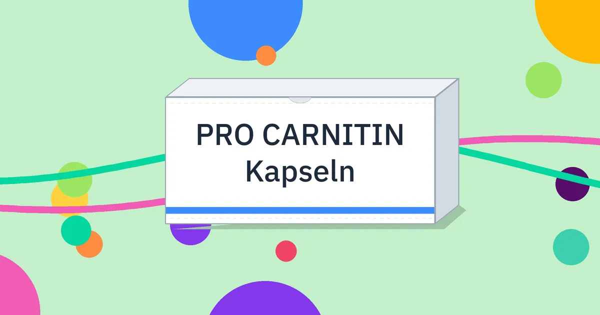 Symbolbild: Packung mit der Aufschrift PRO CARNITIN Kapseln (PZN 19235355) – Verfügbarkeit und Bezug in Apotheken in Frankfurt am Main