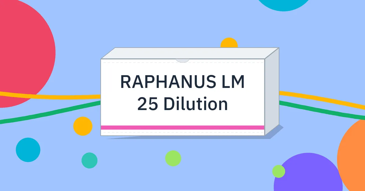 Symbolbild: Packung mit der Aufschrift RAPHANUS LM 25 Dilution (PZN 13677230) – Verfügbarkeit und Bezug in Apotheken in Frankfurt am Main