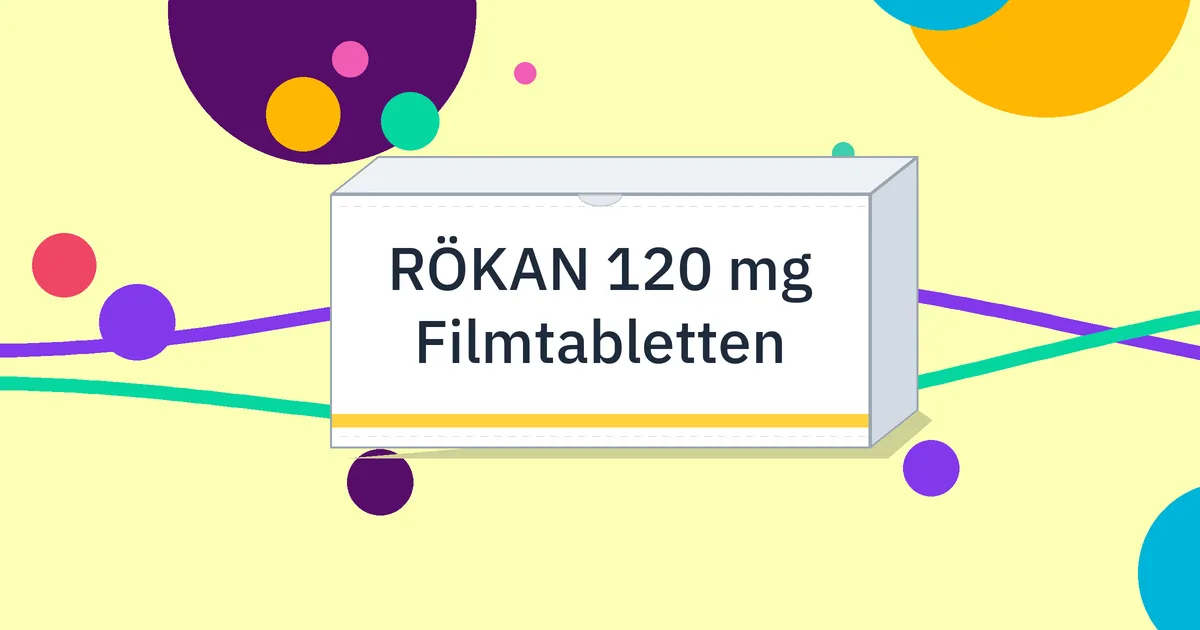 Symbolbild: Packung mit der Aufschrift RÖKAN 120 mg Filmtabletten (PZN 16790027) – Verfügbarkeit und Bezug in Apotheken in Frankfurt am Main