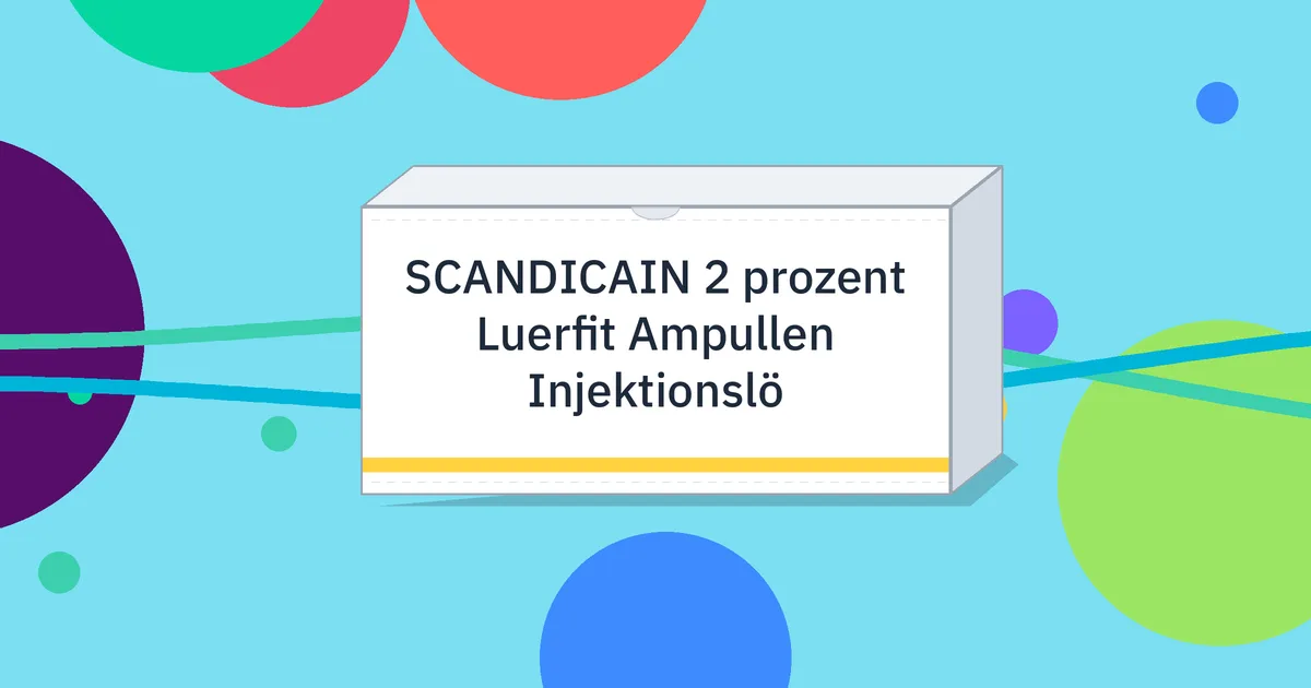Symbolbild: Packung mit der Aufschrift SCANDICAIN 2 prozent Luerfit Ampullen Injektionslö (PZN 03404117) – Verfügbarkeit und Bezug in Apotheken in Frankfurt am Main