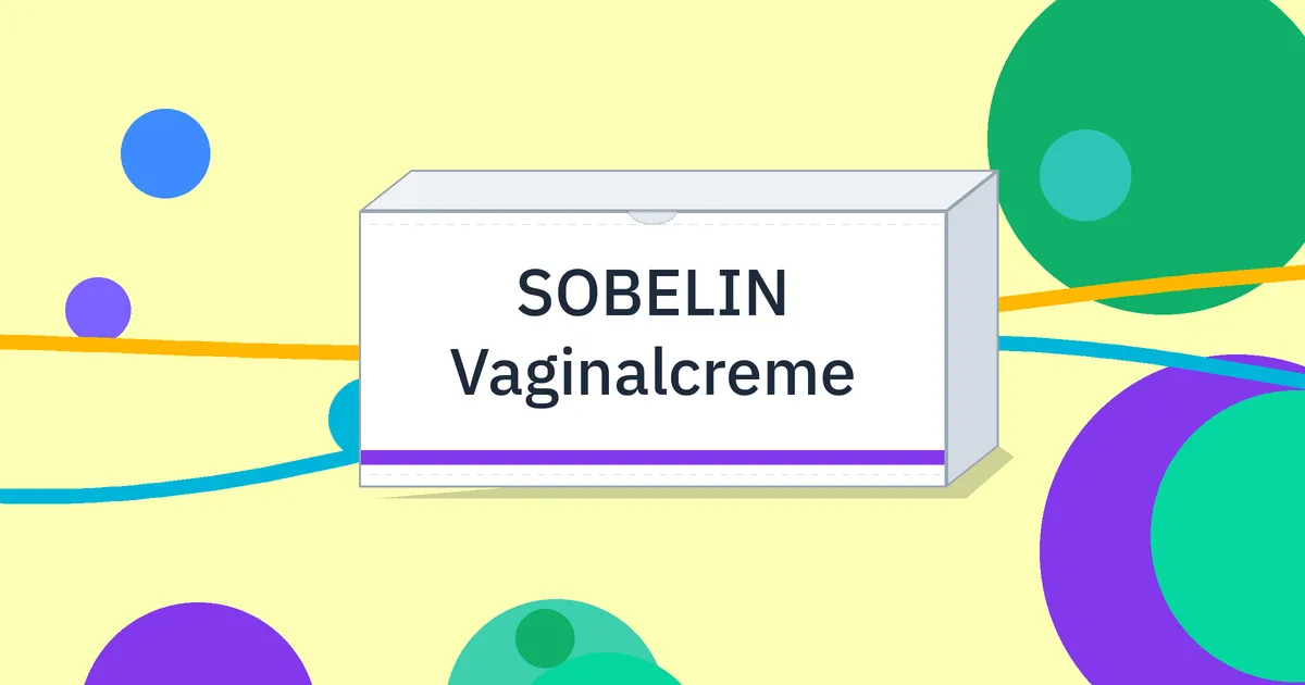 Symbolbild: Packung mit der Aufschrift SOBELIN Vaginalcreme (PZN 06996070) – Verfügbarkeit und Bezug in Apotheken in Frankfurt am Main