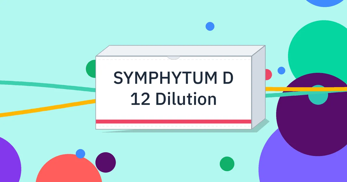 Symbolbild: Packung mit der Aufschrift SYMPHYTUM D 12 Dilution (PZN 02932357) – Verfügbarkeit und Bezug in Apotheken in Frankfurt am Main