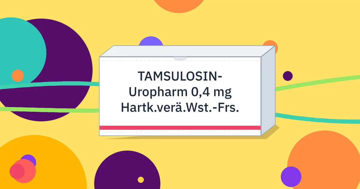 Symbolbild: Packung mit der Aufschrift TAMSULOSIN-Uropharm 0,4 mg Hartk.verä.Wst.-Frs. (PZN 01087003) – Verfügbarkeit und Bezug in Apotheken in Frankfurt am Main