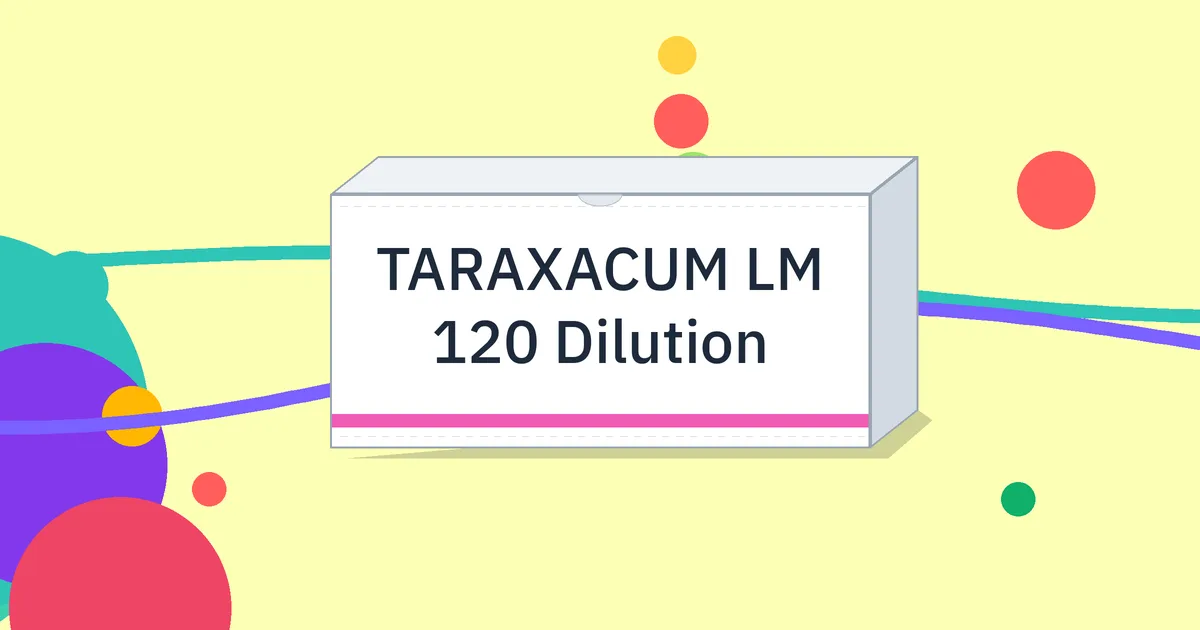 Symbolbild: Packung mit der Aufschrift TARAXACUM LM 120 Dilution (PZN 13214607) – Verfügbarkeit und Bezug in Apotheken in Frankfurt am Main