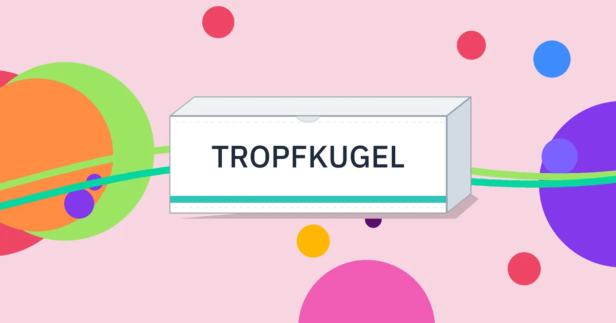 Symbolbild: Packung mit der Aufschrift TROPFKUGEL (PZN 01979061) – Verfügbarkeit und Bezug in Apotheken in Frankfurt am Main