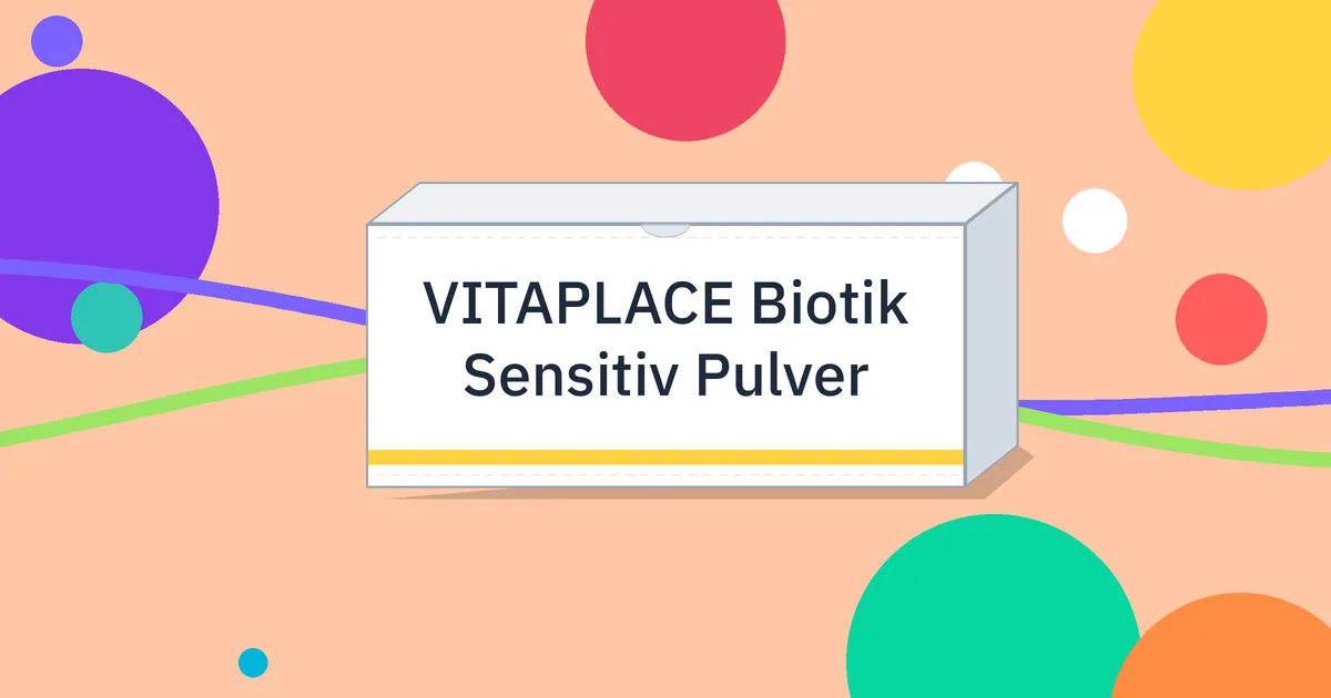 Symbolbild: Packung mit der Aufschrift VITAPLACE Biotik Sensitiv Pulver (PZN 18669519) – Verfügbarkeit und Bezug in Apotheken in Frankfurt am Main