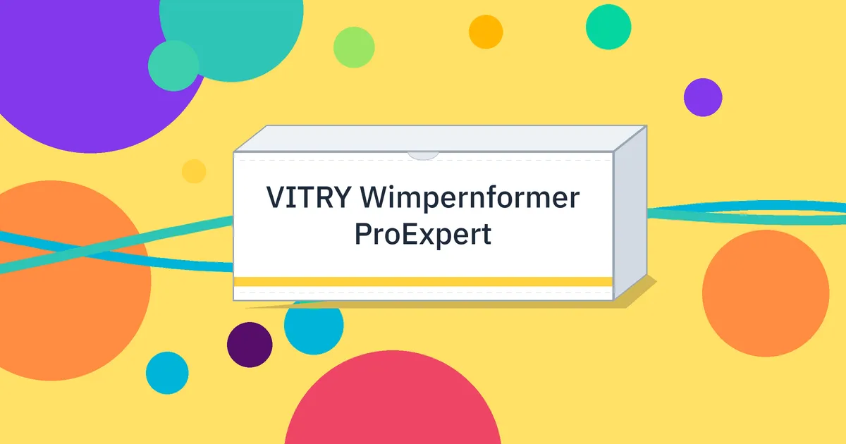 Symbolbild: Packung mit der Aufschrift VITRY Wimpernformer ProExpert (PZN 20273556) – Verfügbarkeit und Bezug in Apotheken in Frankfurt am Main
