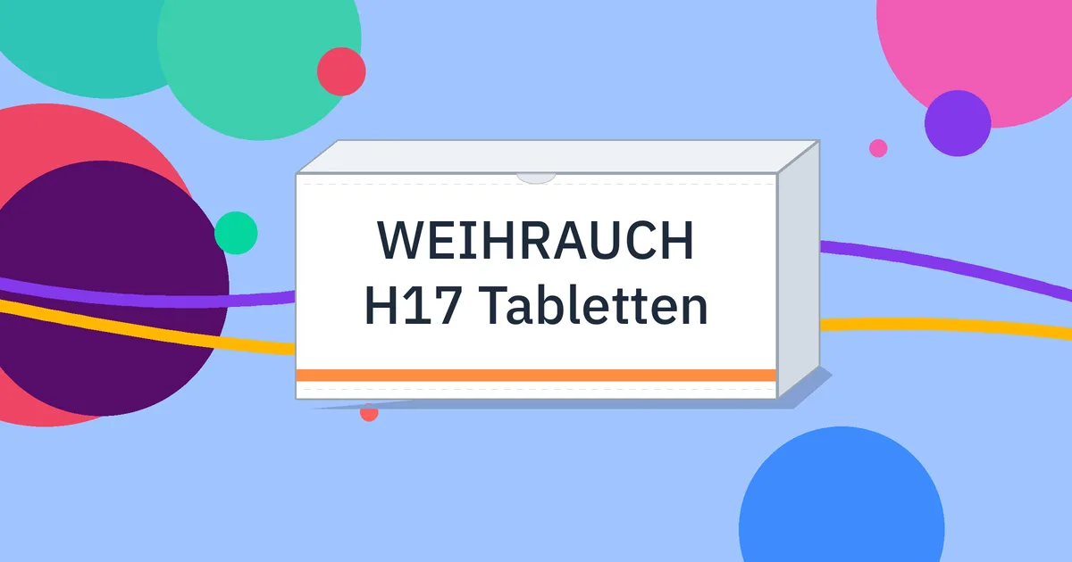 Symbolbild: Packung mit der Aufschrift WEIHRAUCH H17 Tabletten (PZN 18248769) – Verfügbarkeit und Bezug in Apotheken in Frankfurt am Main