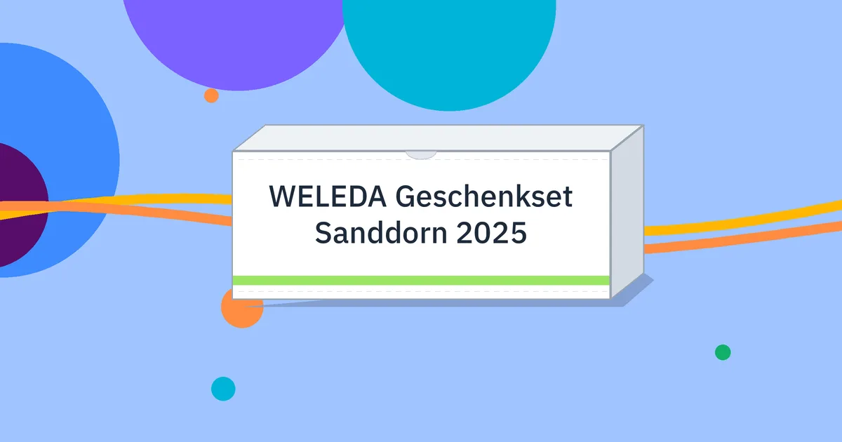 Symbolbild: Packung mit der Aufschrift WELEDA Geschenkset Sanddorn 2025 (PZN 19733797) – Verfügbarkeit und Bezug in Apotheken in Frankfurt am Main