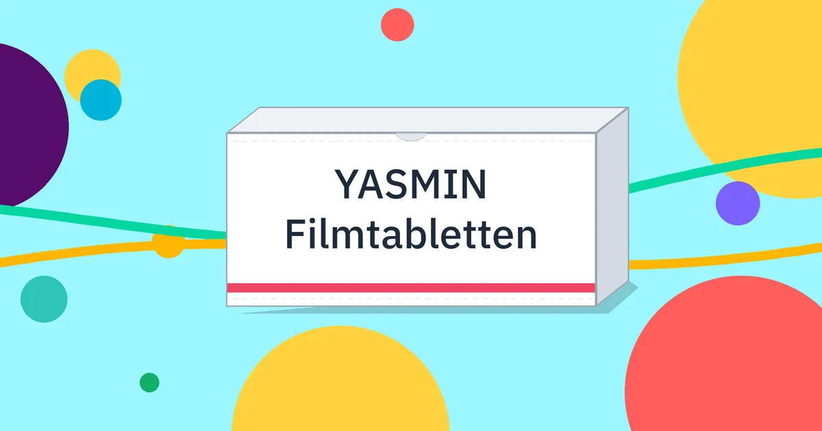 Symbolbild: Packung mit der Aufschrift YASMIN Filmtabletten (PZN 08880087) – Verfügbarkeit und Bezug in Apotheken in Frankfurt am Main