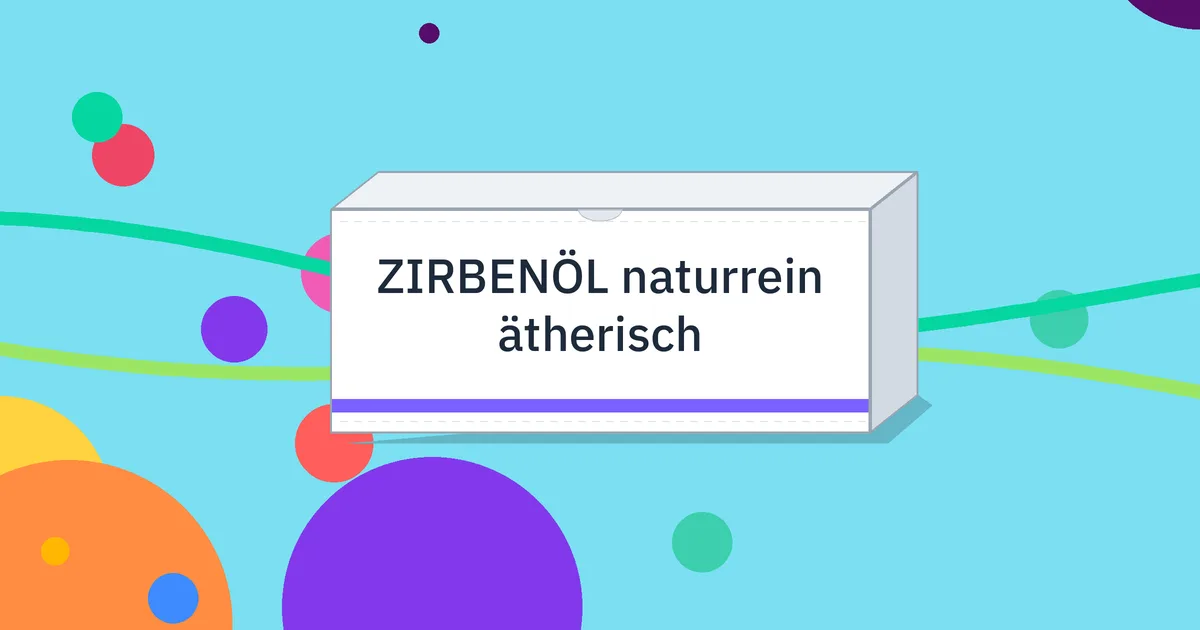 Symbolbild: Packung mit der Aufschrift ZIRBENÖL naturrein ätherisch (PZN 16486743) – Verfügbarkeit und Bezug in Apotheken in Frankfurt am Main