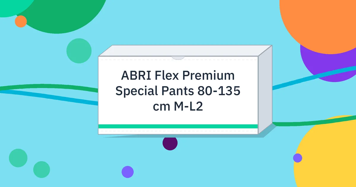 Symbolbild: Packung mit der Aufschrift ABRI Flex Premium Special Pants 80-135 cm M-L2 (PZN 10218817) – Verfügbarkeit und Bezug in Apotheken in Frankfurt am Main