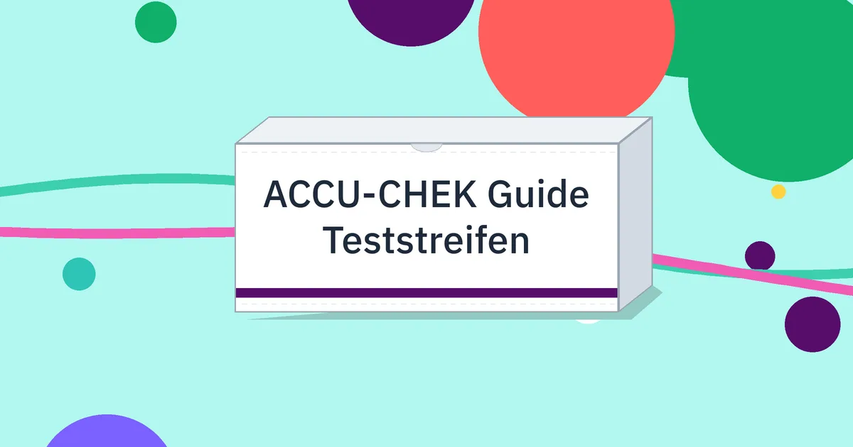 Symbolbild: Packung mit der Aufschrift ACCU-CHEK Guide Teststreifen (PZN 14303543) – Verfügbarkeit und Bezug in Apotheken in Frankfurt am Main