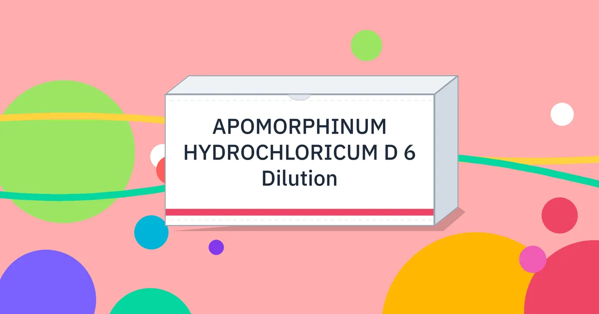 Symbolbild: Packung mit der Aufschrift APOMORPHINUM HYDROCHLORICUM D 6 Dilution (PZN 07159287) – Verfügbarkeit und Bezug in Apotheken in Frankfurt am Main