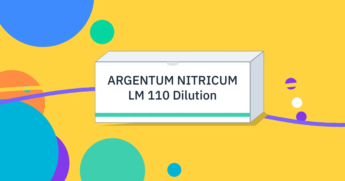 Symbolbild: Packung mit der Aufschrift ARGENTUM NITRICUM LM 110 Dilution (PZN 12768930) – Verfügbarkeit und Bezug in Apotheken in Frankfurt am Main