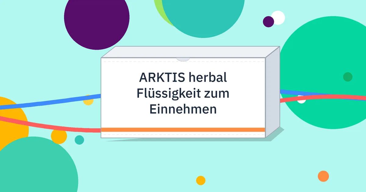 Symbolbild: Packung mit der Aufschrift ARKTIS herbal Flüssigkeit zum Einnehmen (PZN 16024296) – Verfügbarkeit und Bezug in Apotheken in Frankfurt am Main