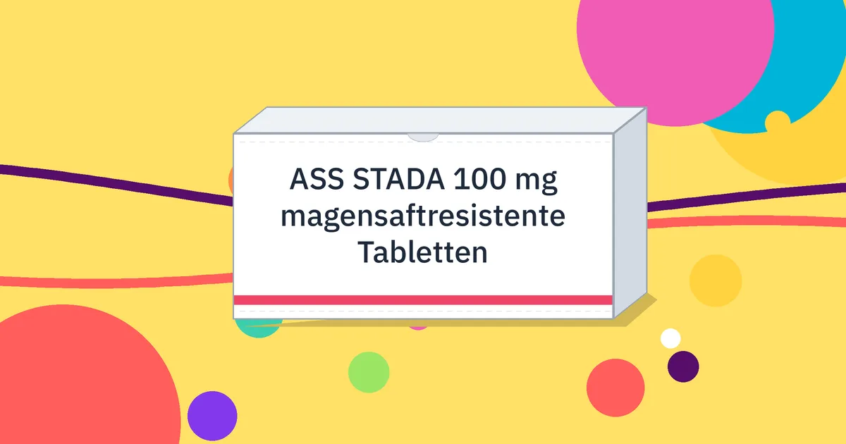 Symbolbild: Packung mit der Aufschrift ASS STADA 100 mg magensaftresistente Tabletten (PZN 10544066) – Verfügbarkeit und Bezug in Apotheken in Frankfurt am Main