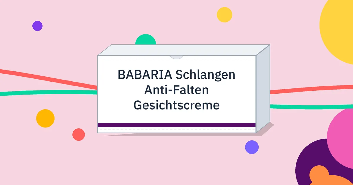 Symbolbild: Packung mit der Aufschrift BABARIA Schlangen Anti-Falten Gesichtscreme (PZN 04721630) – Verfügbarkeit und Bezug in Apotheken in Frankfurt am Main