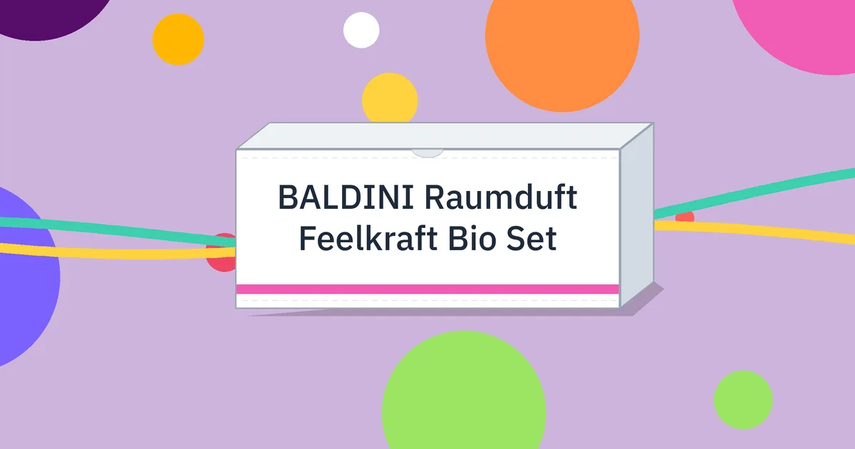 Symbolbild: Packung mit der Aufschrift BALDINI Raumduft Feelkraft Bio Set (PZN 10093557) – Verfügbarkeit und Bezug in Apotheken in Frankfurt am Main