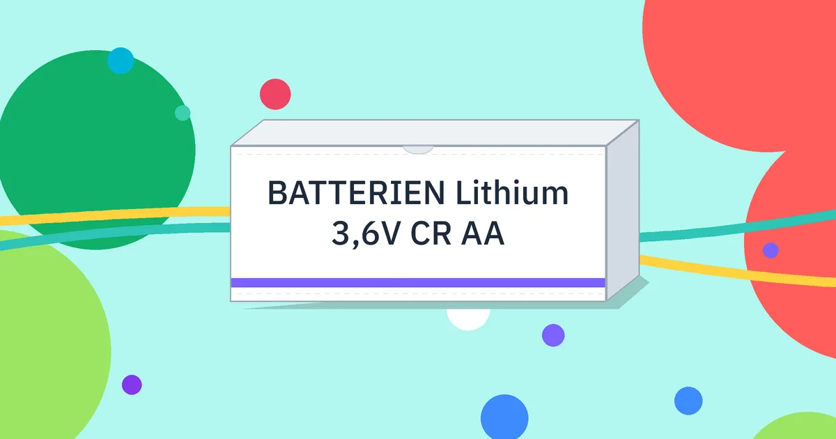Symbolbild: Packung mit der Aufschrift BATTERIEN Lithium 3,6V CR AA (PZN 07117136) – Verfügbarkeit und Bezug in Apotheken in Frankfurt am Main