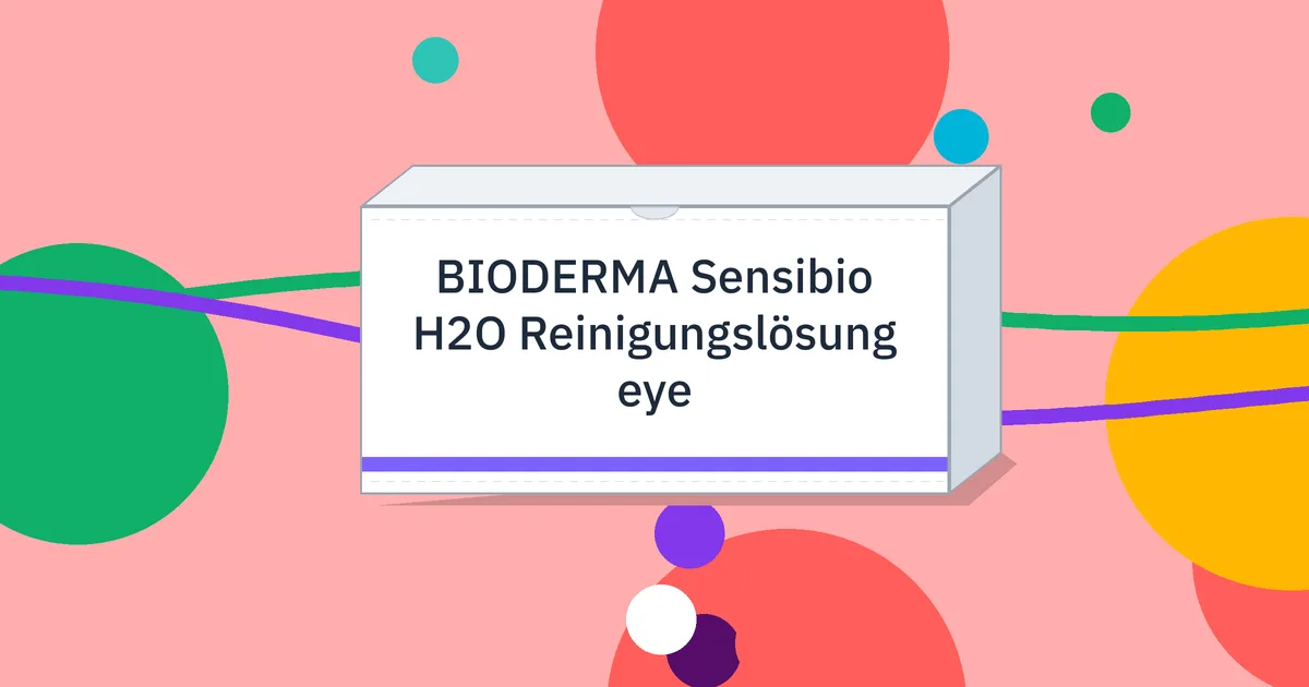 Symbolbild: Packung mit der Aufschrift BIODERMA Sensibio H2O Reinigungslösung eye (PZN 18098583) – Verfügbarkeit und Bezug in Apotheken in Frankfurt am Main
