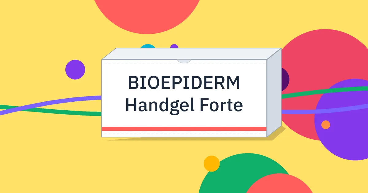 Symbolbild: Packung mit der Aufschrift BIOEPIDERM Handgel Forte (PZN 17438143) – Verfügbarkeit und Bezug in Apotheken in Frankfurt am Main