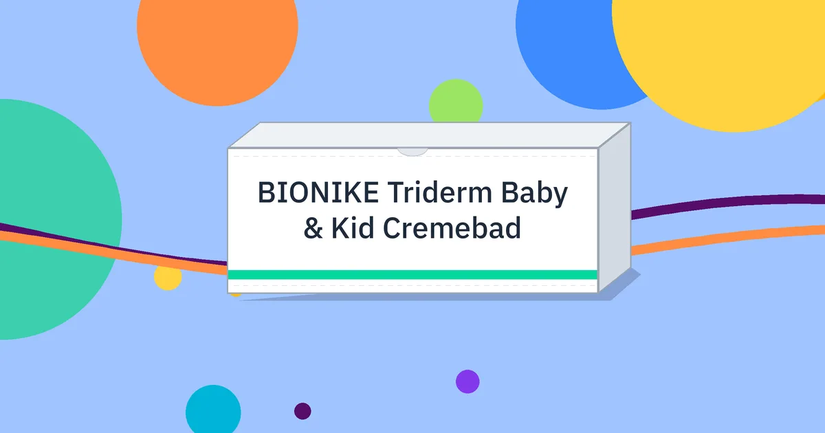 Symbolbild: Packung mit der Aufschrift BIONIKE Triderm Baby & Kid Cremebad (PZN 12534617) – Verfügbarkeit und Bezug in Apotheken in Frankfurt am Main