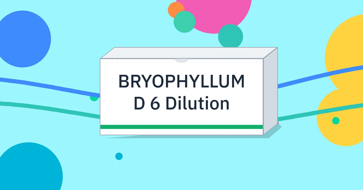 Symbolbild: Packung mit der Aufschrift BRYOPHYLLUM D 6 Dilution (PZN 17534177) – Verfügbarkeit und Bezug in Apotheken in Frankfurt am Main