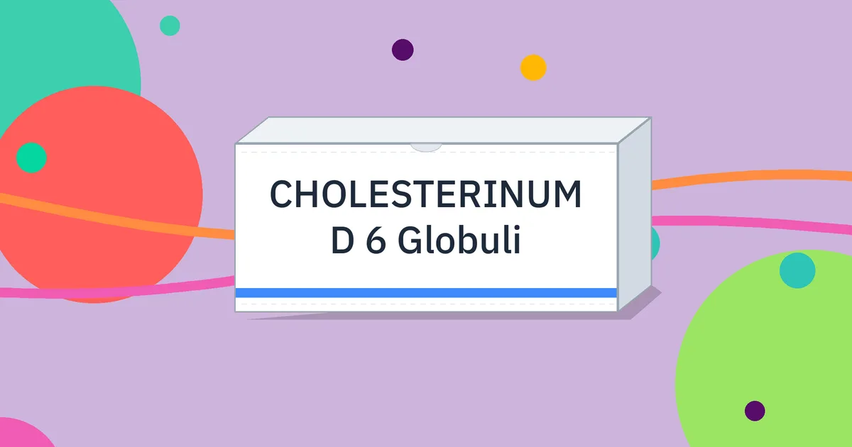 Symbolbild: Packung mit der Aufschrift CHOLESTERINUM D 6 Globuli (PZN 07595166) – Verfügbarkeit und Bezug in Apotheken in Frankfurt am Main