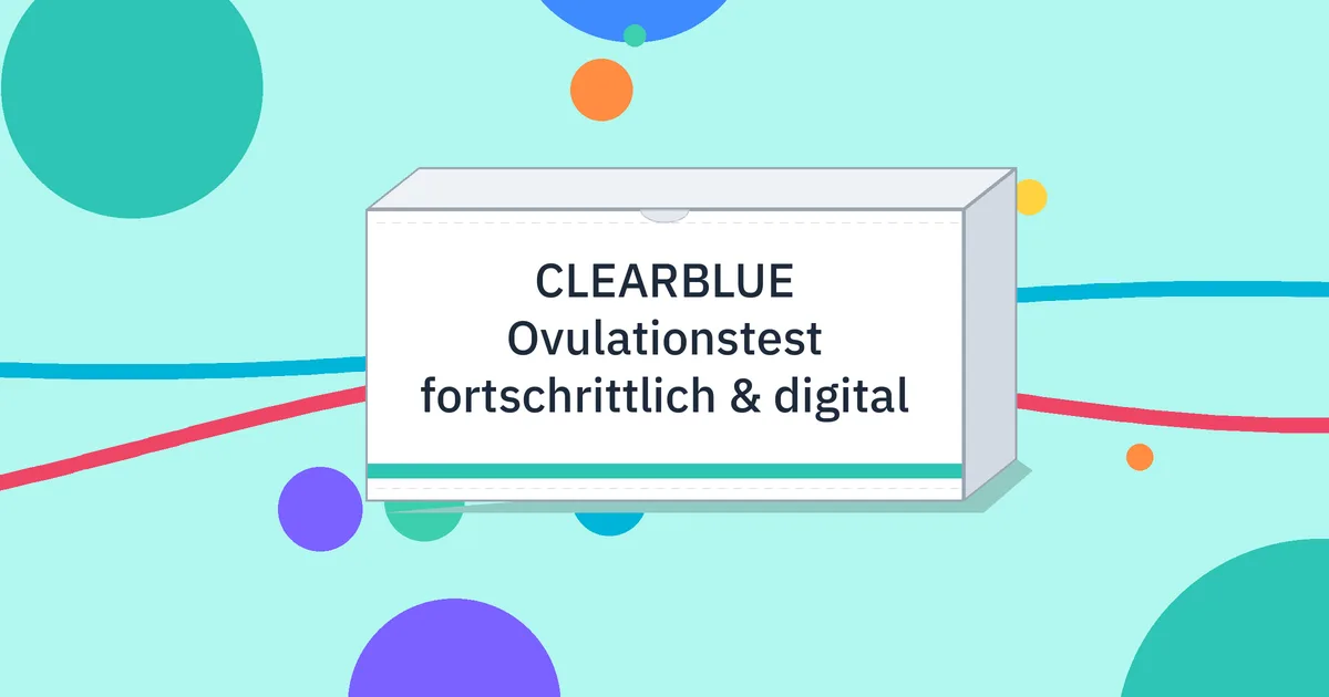Symbolbild: Packung mit der Aufschrift CLEARBLUE Ovulationstest fortschrittlich & digital (PZN 12894008) – Verfügbarkeit und Bezug in Apotheken in Frankfurt am Main
