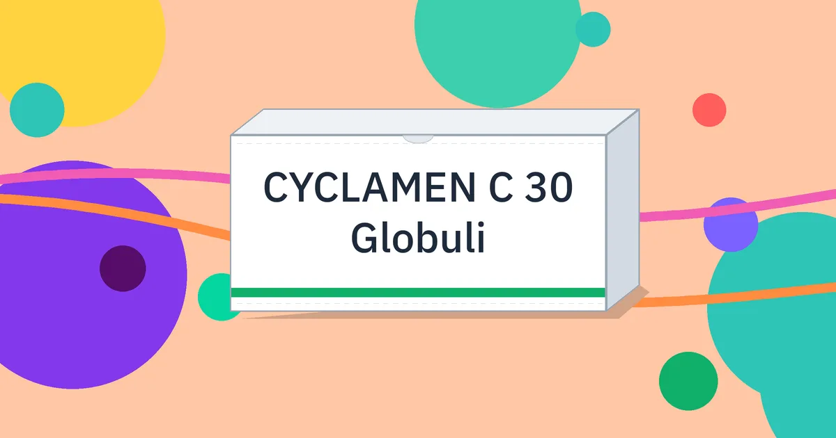 Symbolbild: Packung mit der Aufschrift CYCLAMEN C 30 Globuli (PZN 04214784) – Verfügbarkeit und Bezug in Apotheken in Frankfurt am Main