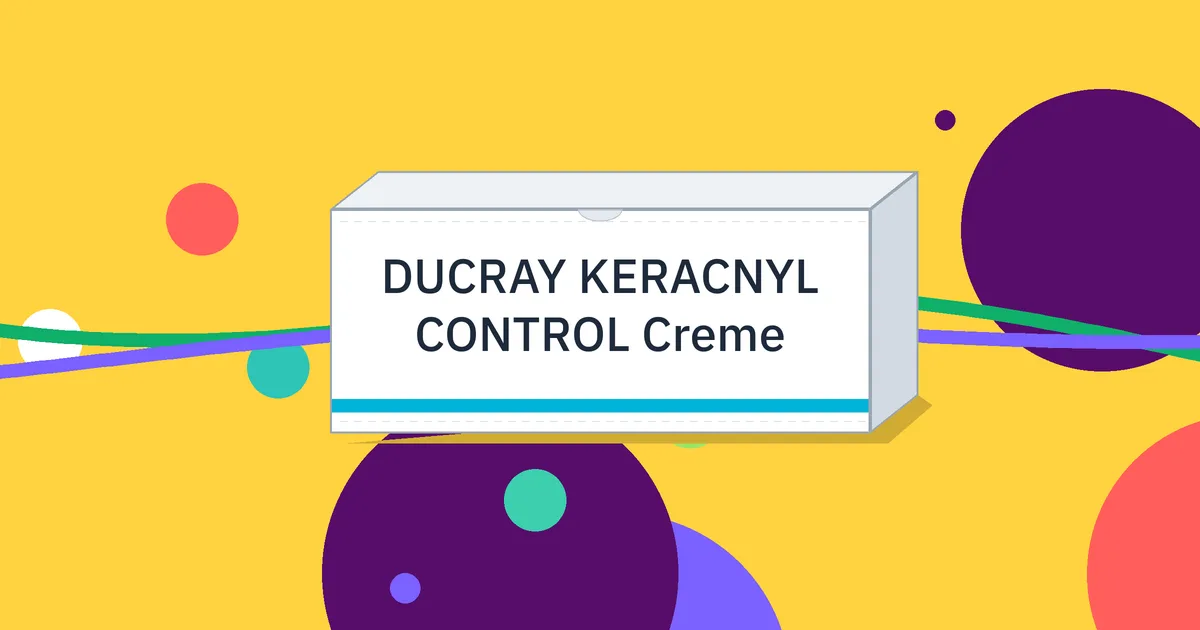 Symbolbild: Packung mit der Aufschrift DUCRAY KERACNYL CONTROL Creme (PZN 12663680) – Verfügbarkeit und Bezug in Apotheken in Frankfurt am Main