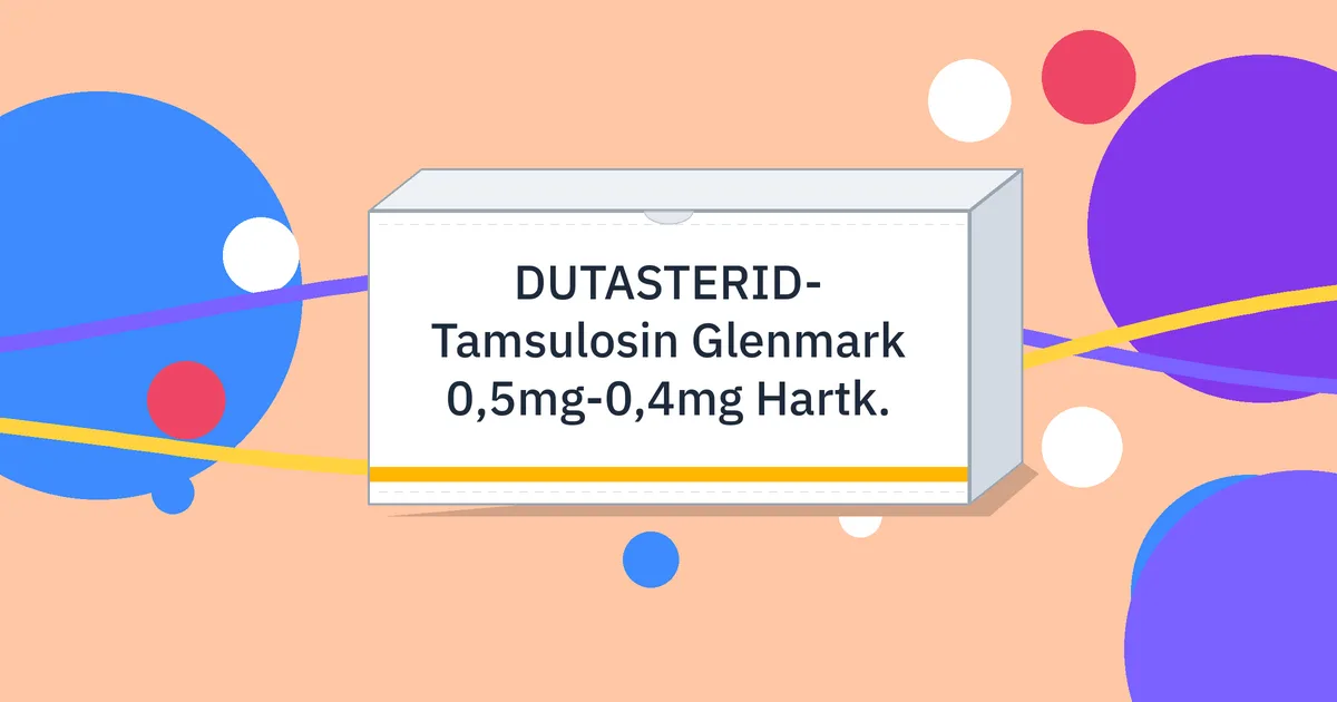 Symbolbild: Packung mit der Aufschrift DUTASTERID-Tamsulosin Glenmark 0,5mg-0,4mg Hartk. (PZN 16139881) – Verfügbarkeit und Bezug in Apotheken in Frankfurt am Main