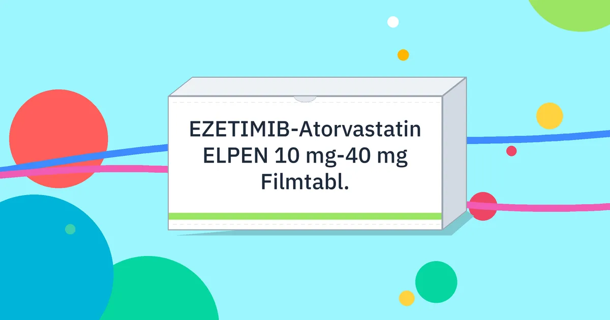 Symbolbild: Packung mit der Aufschrift EZETIMIB-Atorvastatin ELPEN 10 mg-40 mg Filmtabl. (PZN 17244717) – Verfügbarkeit und Bezug in Apotheken in Frankfurt am Main