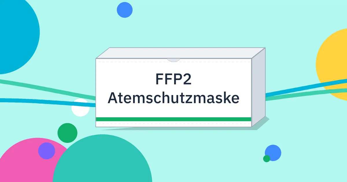 Symbolbild: Packung mit der Aufschrift FFP2 Atemschutzmaske (PZN 17895372) – Verfügbarkeit und Bezug in Apotheken in Frankfurt am Main