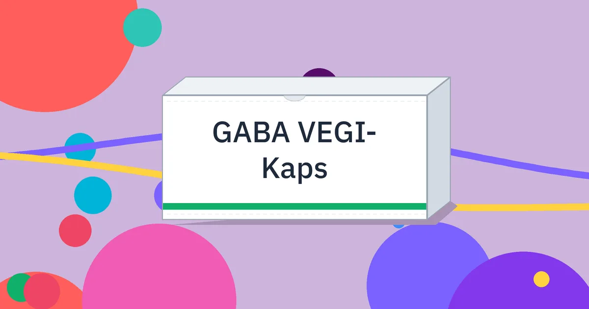 Symbolbild: Packung mit der Aufschrift GABA VEGI-Kaps (PZN 03431290) – Verfügbarkeit und Bezug in Apotheken in Frankfurt am Main