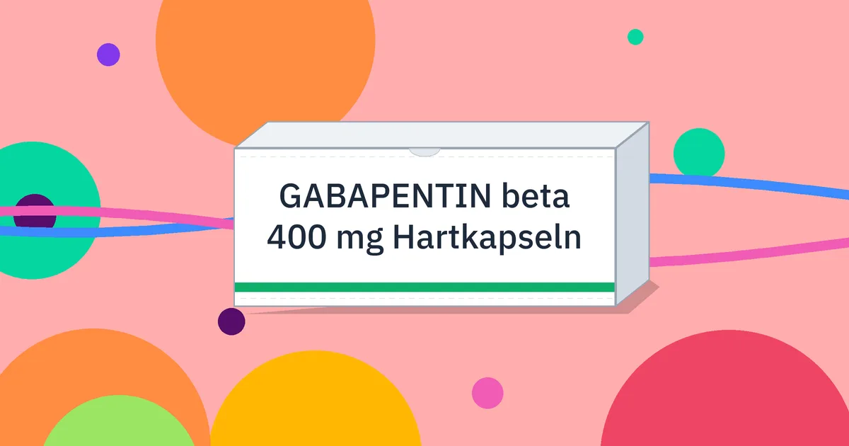 Symbolbild: Packung mit der Aufschrift GABAPENTIN beta 400 mg Hartkapseln (PZN 00792248) – Verfügbarkeit und Bezug in Apotheken in Frankfurt am Main