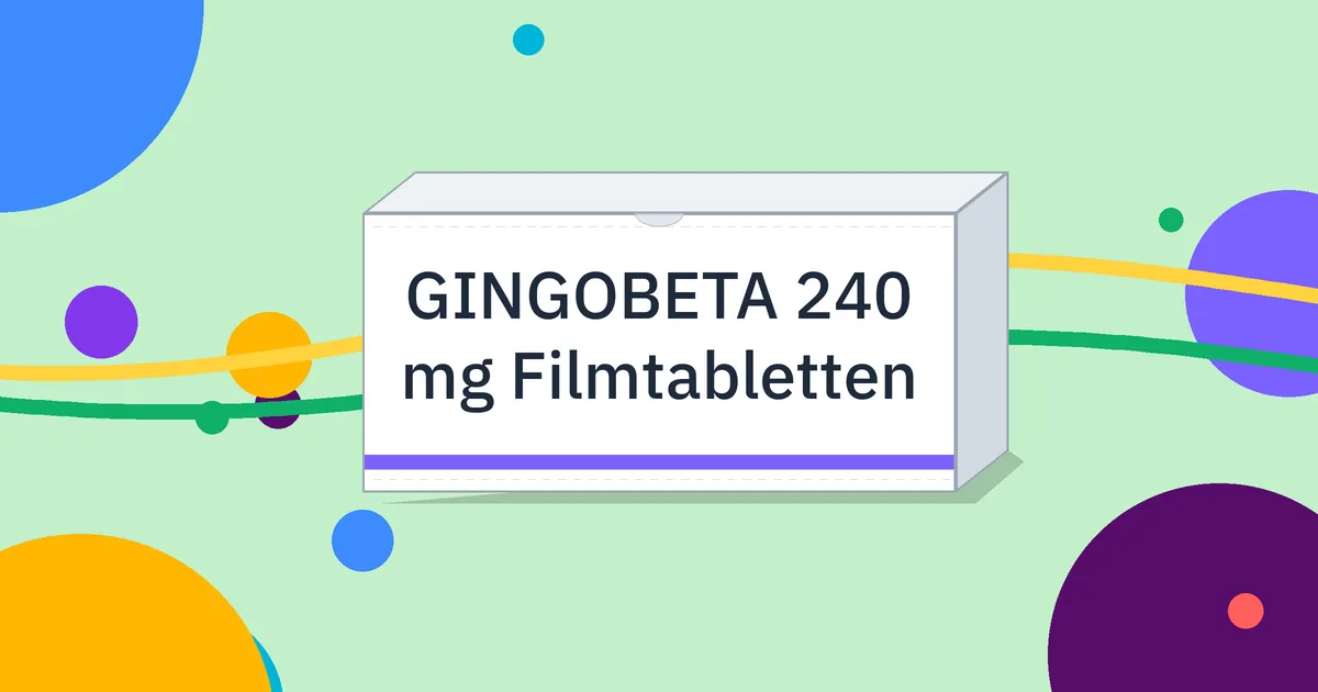 Symbolbild: Packung mit der Aufschrift GINGOBETA 240 mg Filmtabletten (PZN 12461692) – Verfügbarkeit und Bezug in Apotheken in Frankfurt am Main