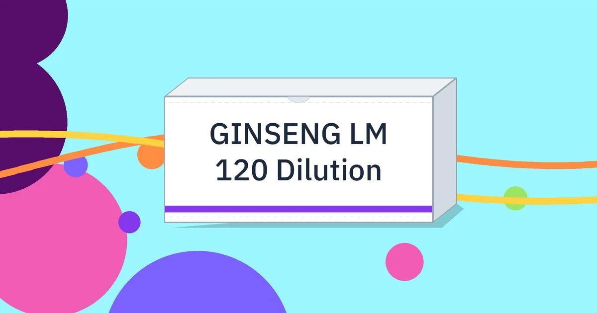 Symbolbild: Packung mit der Aufschrift GINSENG LM 120 Dilution (PZN 12878854) – Verfügbarkeit und Bezug in Apotheken in Frankfurt am Main